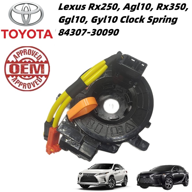Toyota Lexus Rx250, Agl10, Rx350 Ggl10, Gyl10 Clock Spring 84307-30090 ...