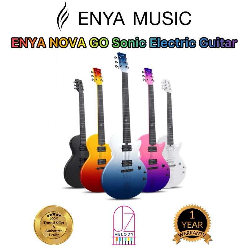 ENYA NOVA GO Sonic Electric Guitar Black / White / Volcano Red / Cosmic Purple / Ocean Blue ...