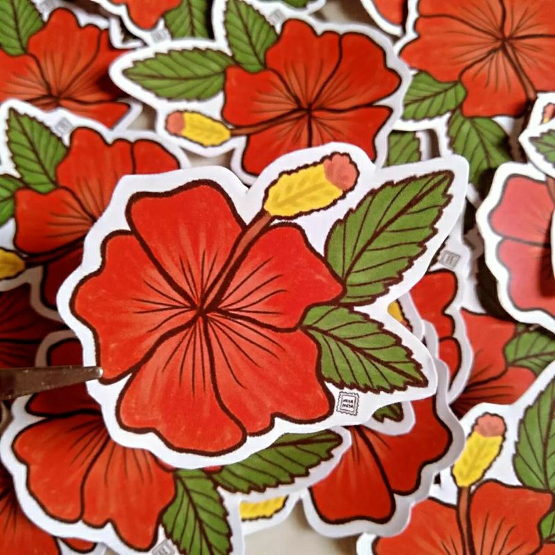 EDISI STICKER BUNGA RAYA ILLUSTRATED BY MIYA MEYA | Shopee Malaysia