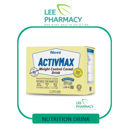 ACTIVMAX WEIGHT CONTROL CEREAL DRINK (45gx15's) | Shopee Malaysia