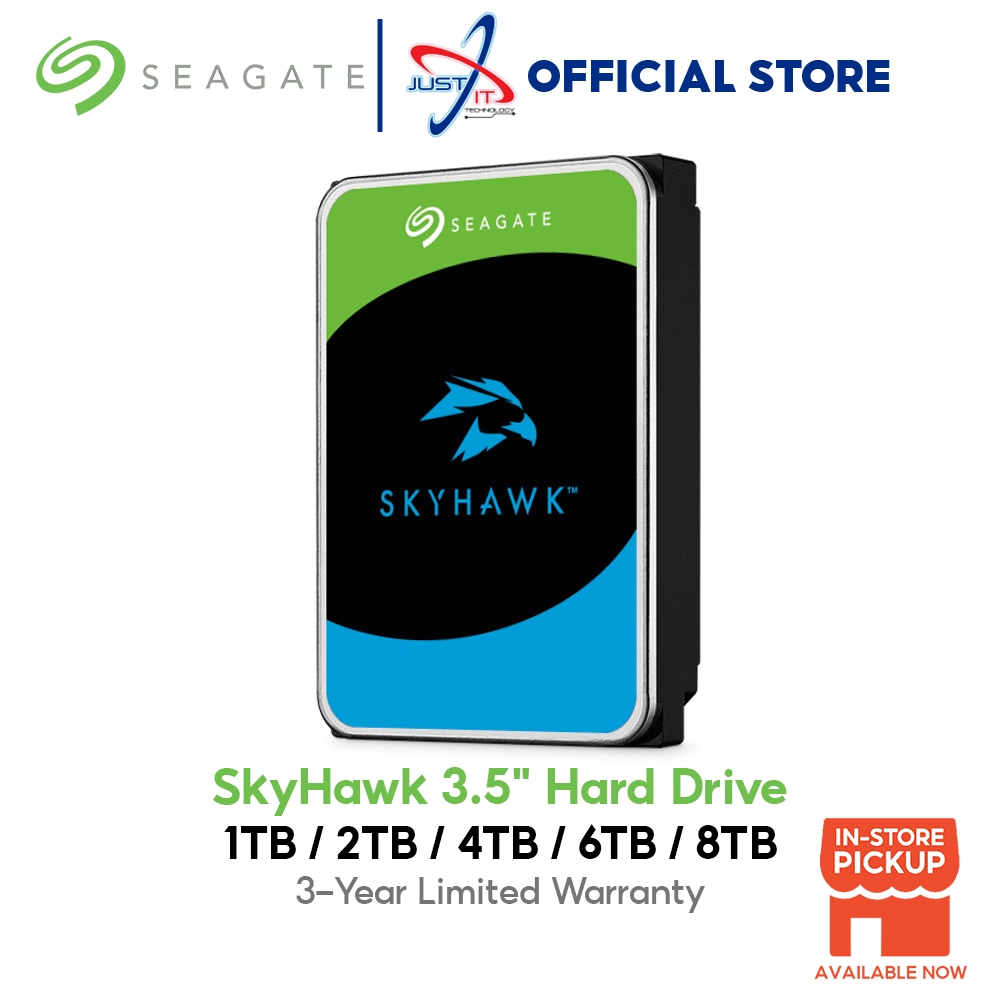 SEAGATE SKYHAWK 1TB / 2TB / 4TB / 6TB / 8TB 5400RPM / 5900RPM / 7200RPM ...