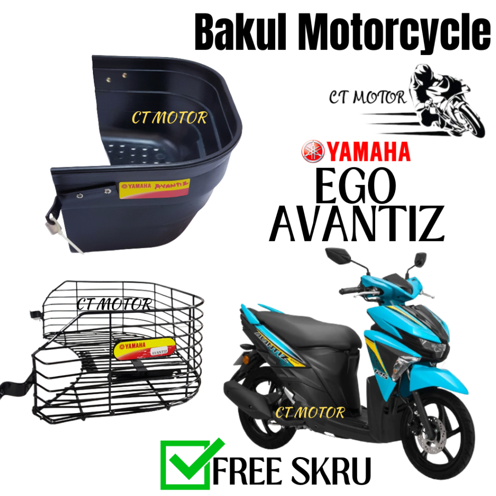 CT Motorcycle Basket Yamaha EGO AVANTIZ Bakul /Raga Motor [FREE SCREW ...