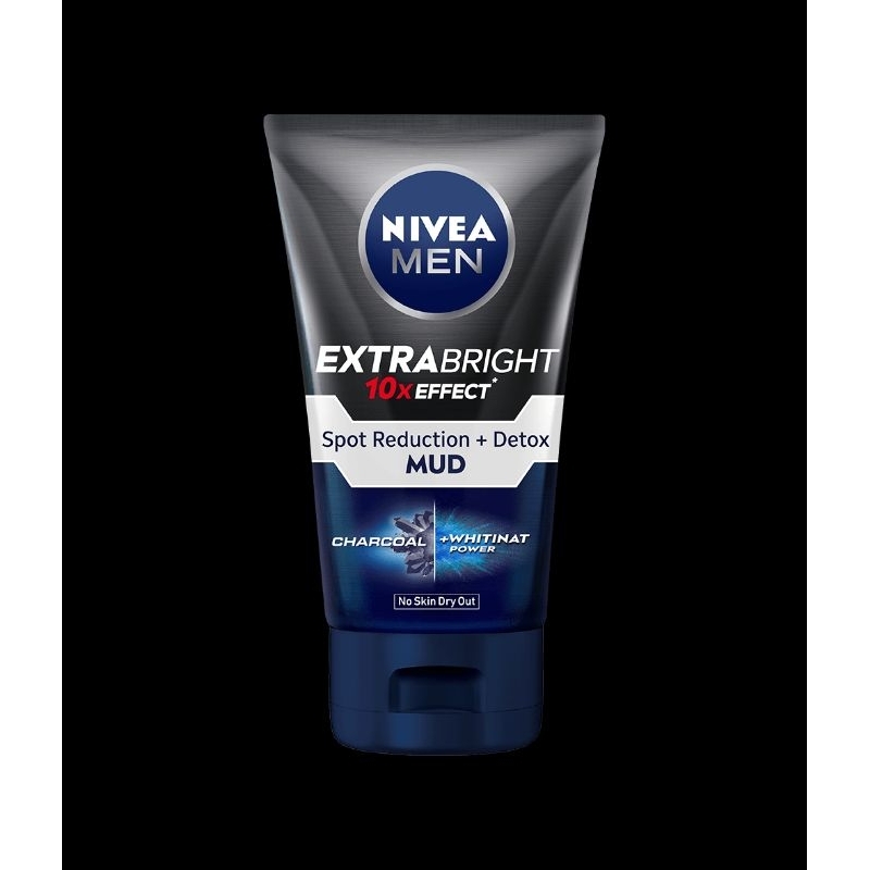 NIVEA MEN EXTRA BRIGHT MUD FOAM 100G(100% ORIGINAL) | Shopee Malaysia
