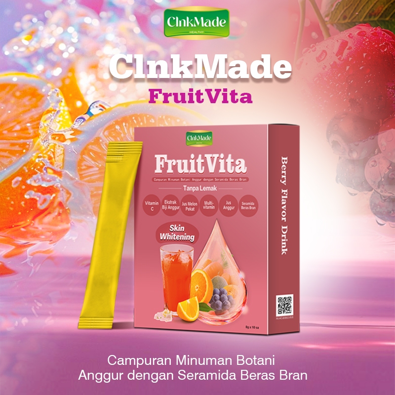 ClnkMade FruitVita Drink Whitening Anti Aging 6 IN 1 Powdered Drink ...