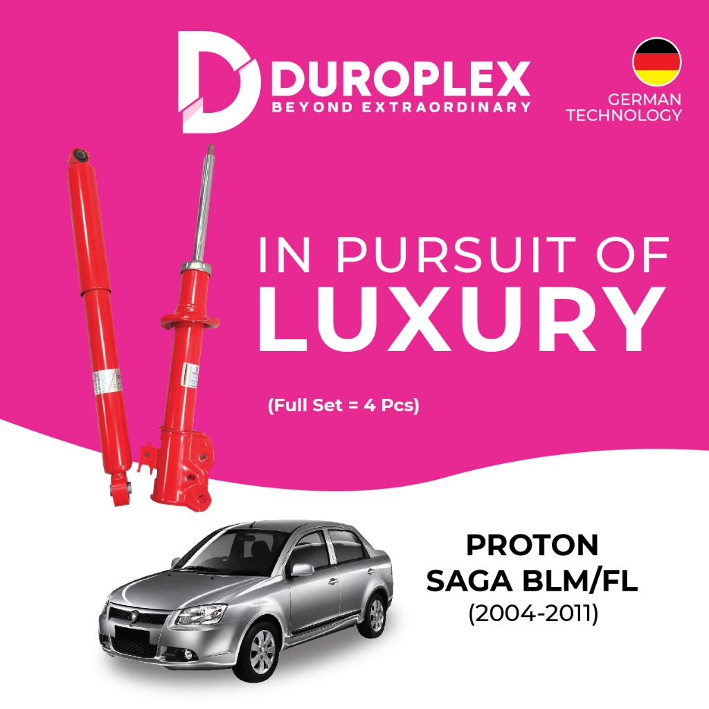 DUROPLEX Full Set Absorbers Proton Saga BLM/FL (2004-2011) (4 pieces ...