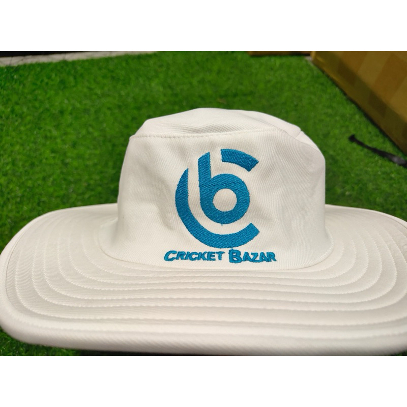 CB Cricket Sun Hat and Cap ( Blue/White/Black)- Large and Junior Size ...