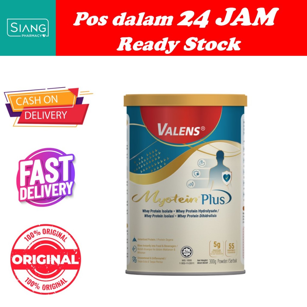 (Expiry 10/2024) - Valens Myotein Plus Whey Protein Powder 300g ...