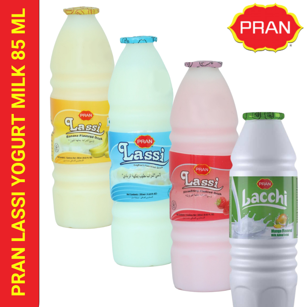 PRAN LASSI MILK/BANANA/MANGO/STRAWBERRY 285 ML X 6 PCS | Shopee Malaysia