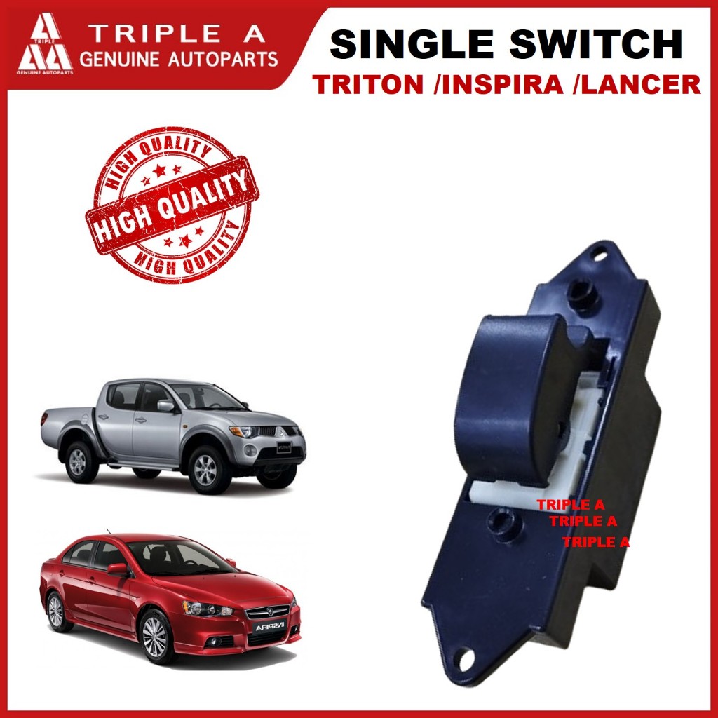 [ TRIPLE A ] Inspira/Triton/Lancer Power Window Single Switch Sub ...