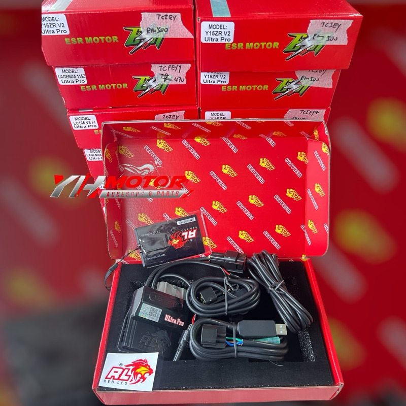 RED LEO ULTRA PRO ECU FOR Y16ZR,Y15ZR,RSX,RS150,LC V8 FI,LAGENDA FI,NVX ...