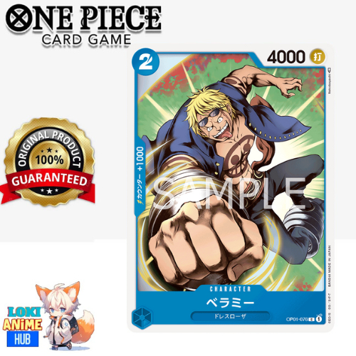 ORIGINAL 2 Cost Bellamy OP01-076 C One Piece Game Card optcg | Shopee ...