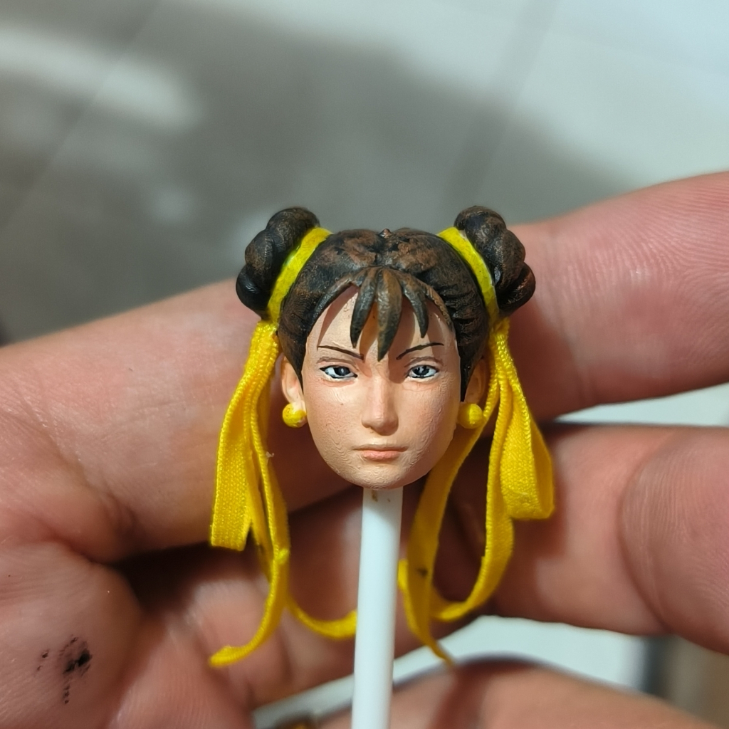 Custom Made SHF Action Figure Head Sculpt _ Street Fighters - Chun LI ...