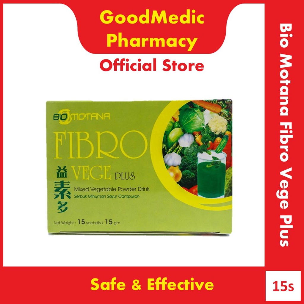 Bio Motana Fibro Vege Plus Mixed Vegetable Powder Sachet 15g (15s ...