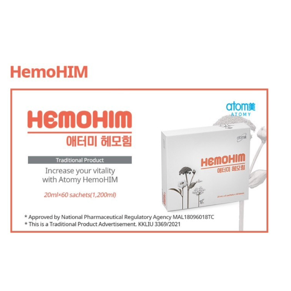 100% Original Ready Stock Atomy HemoHIM * 1 set(Malaysia Version ...