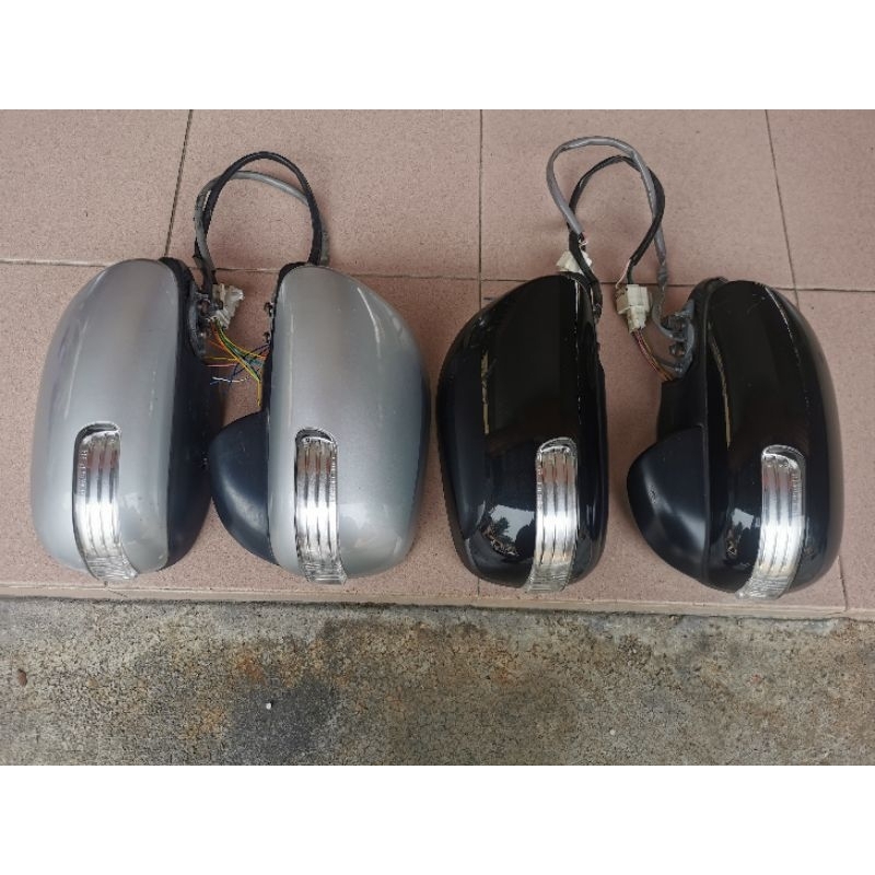 TOYOTA VIOS NCP93 SIDE MIRROR SPOT MIRROR WITH LED LIGHT AND BLUE GLASS ...