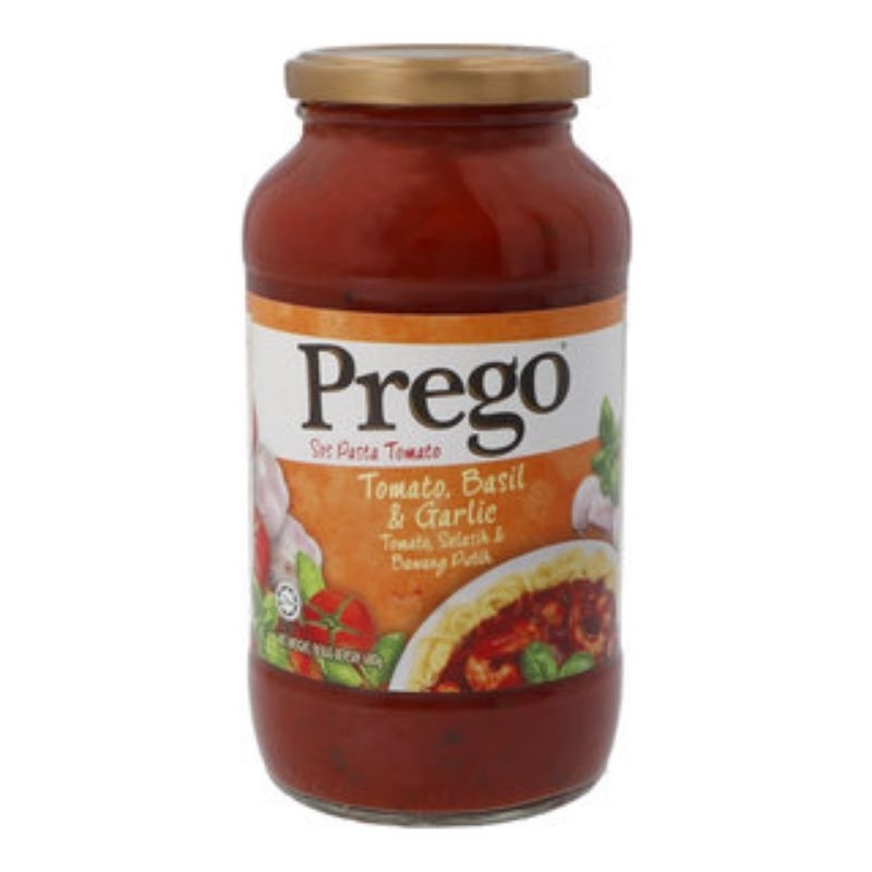 PREGO TOMATO BASIL + GARLIC 680G | Shopee Malaysia