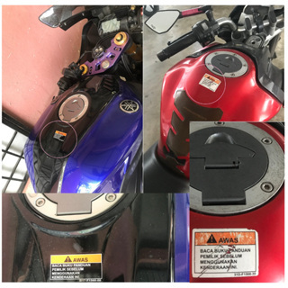 CFS631 Yamaha FZ FZ150i R15 YZF-R15 Fuel Tank Warning Standard Stock ...