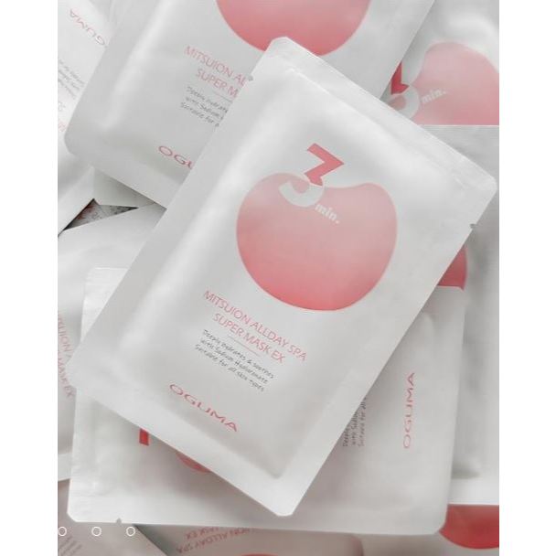 OGUMA MITSUION ALLDAY SPA SUPER MASK EX 秘之湧天堂之泉玻尿酸水面膜 EX (5 pieces) | Shopee Malaysia