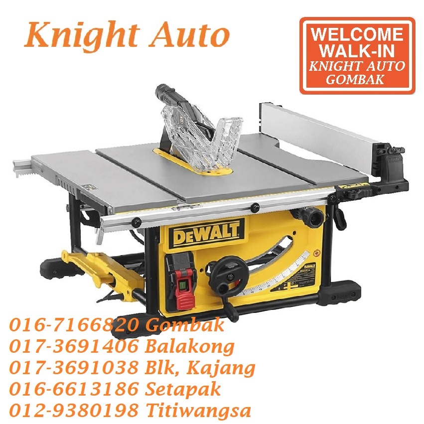 Dewalt DWE7492-B1 10" 250mm Table Saw 2000w ID33559 | Shopee Malaysia