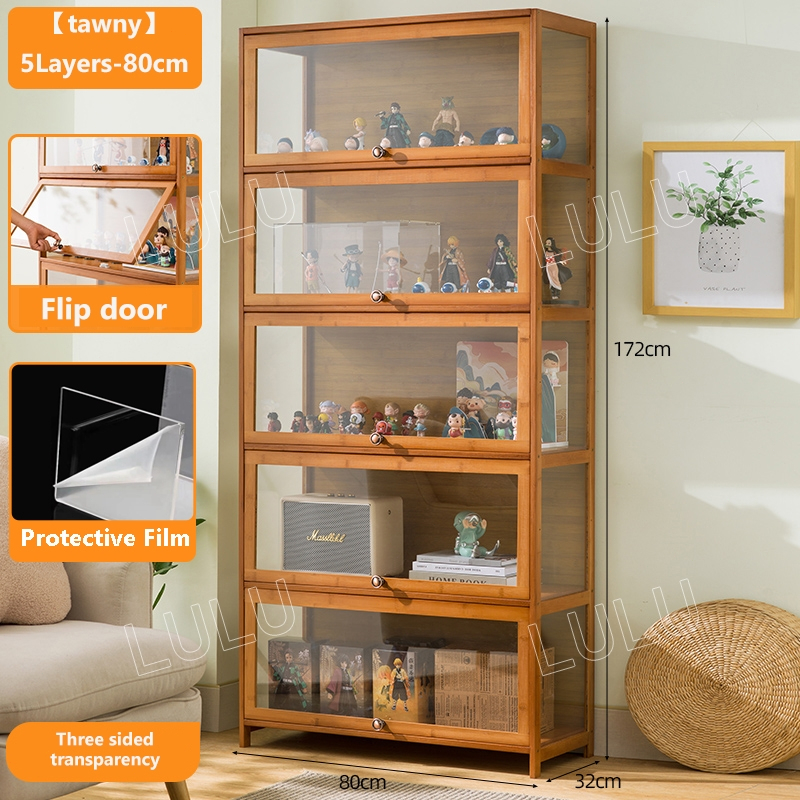 LULU Black Display Cabinet Almari Kaca Display Display Rack 櫥櫃收納櫃 ...
