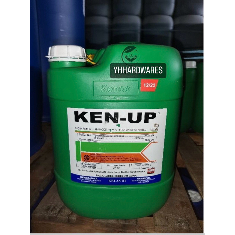 KEN UP 20L KENSO Racun Rumpai Lalang Tahan Lama Herbicide Systemic ...
