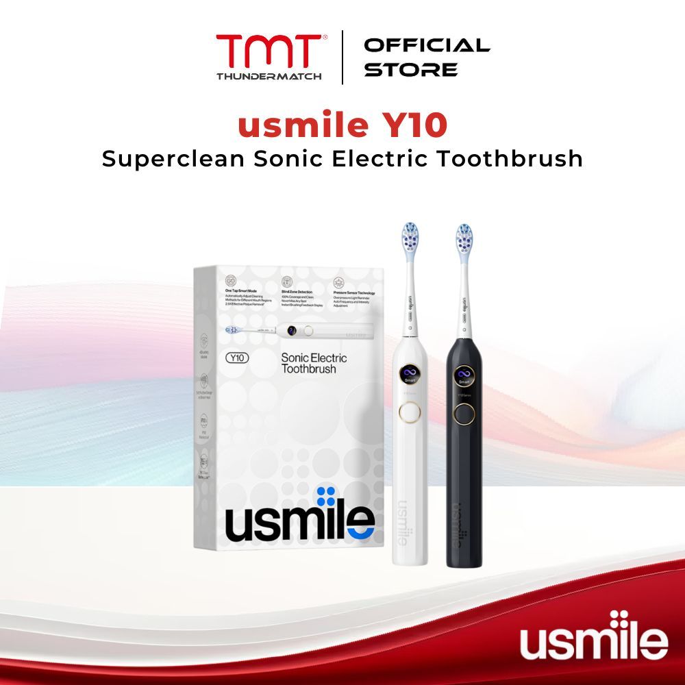usmile Y10 Superclea Sonic Electric Toothbrush | Shopee Malaysia