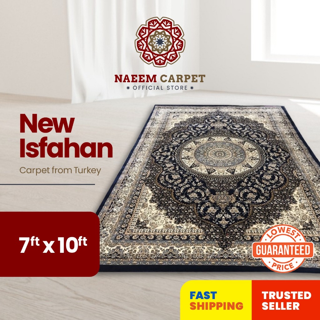 [ORIGINAL KARPET TURKI] CARPET TURKEY NEW ISFAHAN SIZE 7x10 200x290 ...