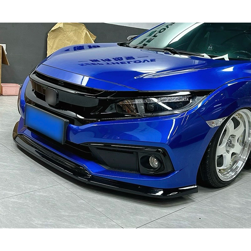 HONDA CIVIC FC JS RACING/AZC FRONT LIPS FOR FACELIFT BUMPER | Shopee ...
