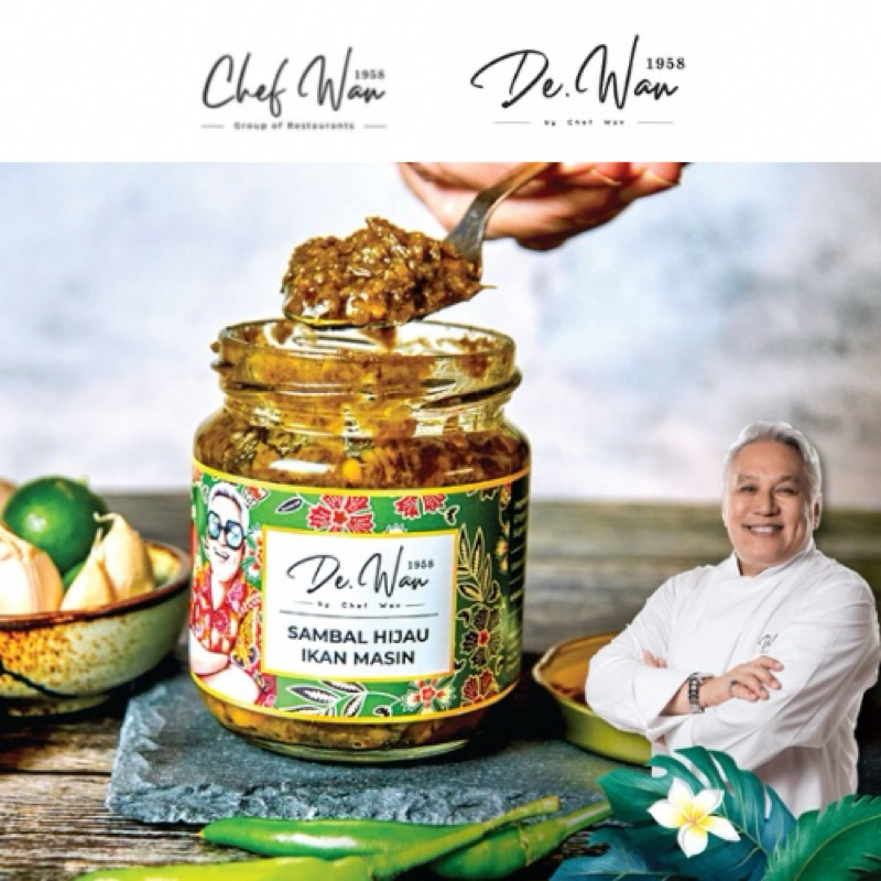 De.Wan 1958 by Chef Wan Ready-To-Eat Signature Sambal Hijau Ikan Masin ...