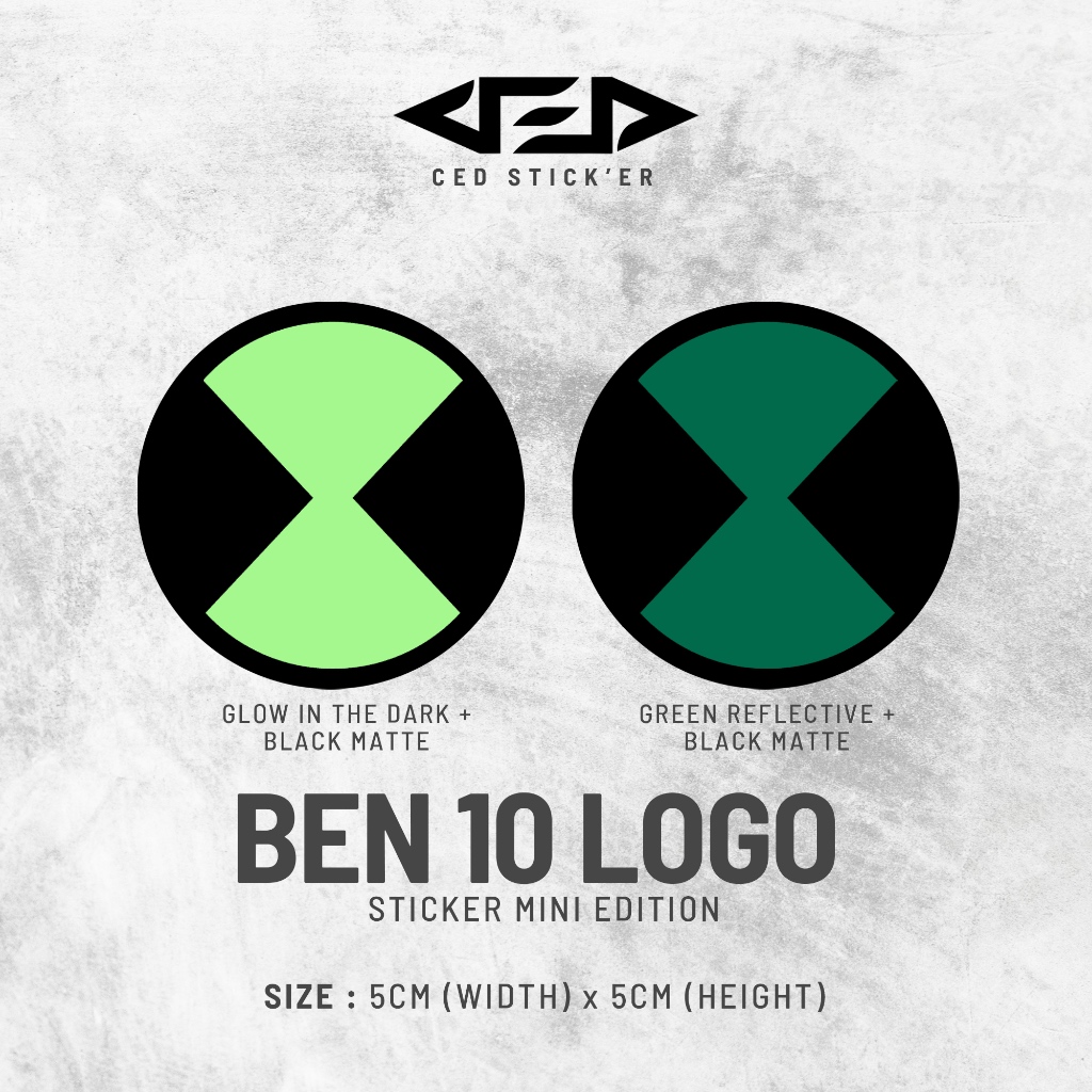BEN 10 LOGO STICKER | MINI SERIES | Shopee Malaysia