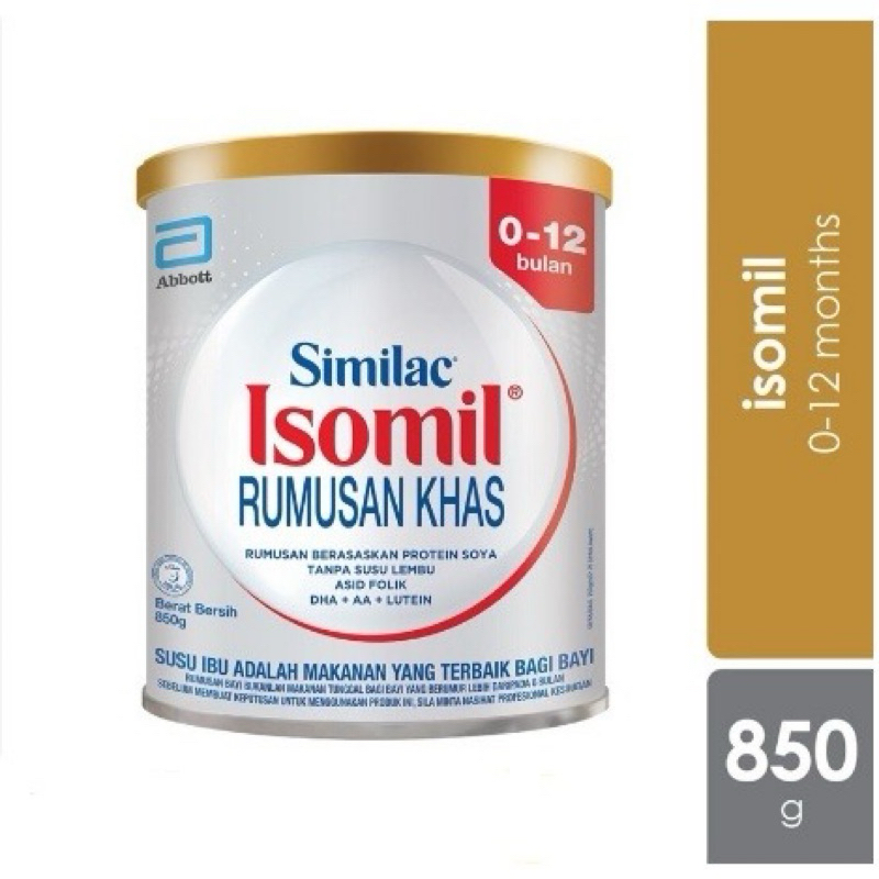 Similac Isomil Baby 0-12m (850g) Exp:9/2025 100%original | Shopee Malaysia