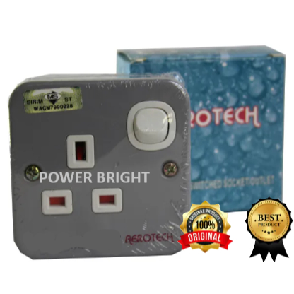AEROTECH METAL CLAD SWITCH SOCKET 1GANG 13A & 2GANG 13A | Shopee Malaysia
