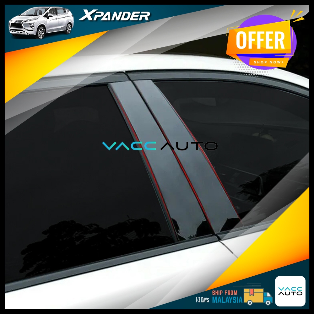 Mitsubishi Xpander NC 2020-2025 Door Pillar Black Design Full Center ...