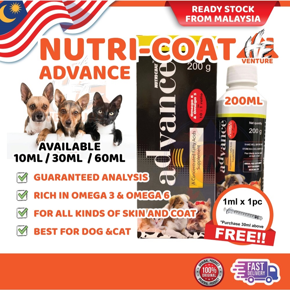 💥Best Product💥 200g Nutricoat Advanced Untuk Bulu Gugur/ Bulu Kusam ...