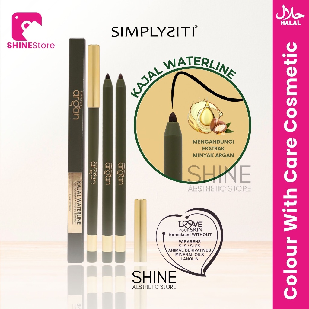 KAJAL CELAK Simplysiti Argan Cosmetics Kajal Waterline Eyeliner Celak ...