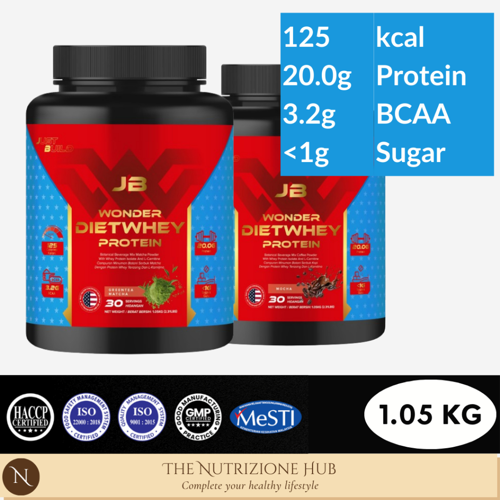 Just Build | Wonder Diet Whey Protein, 1.05 kg (30 servings) | Shopee ...