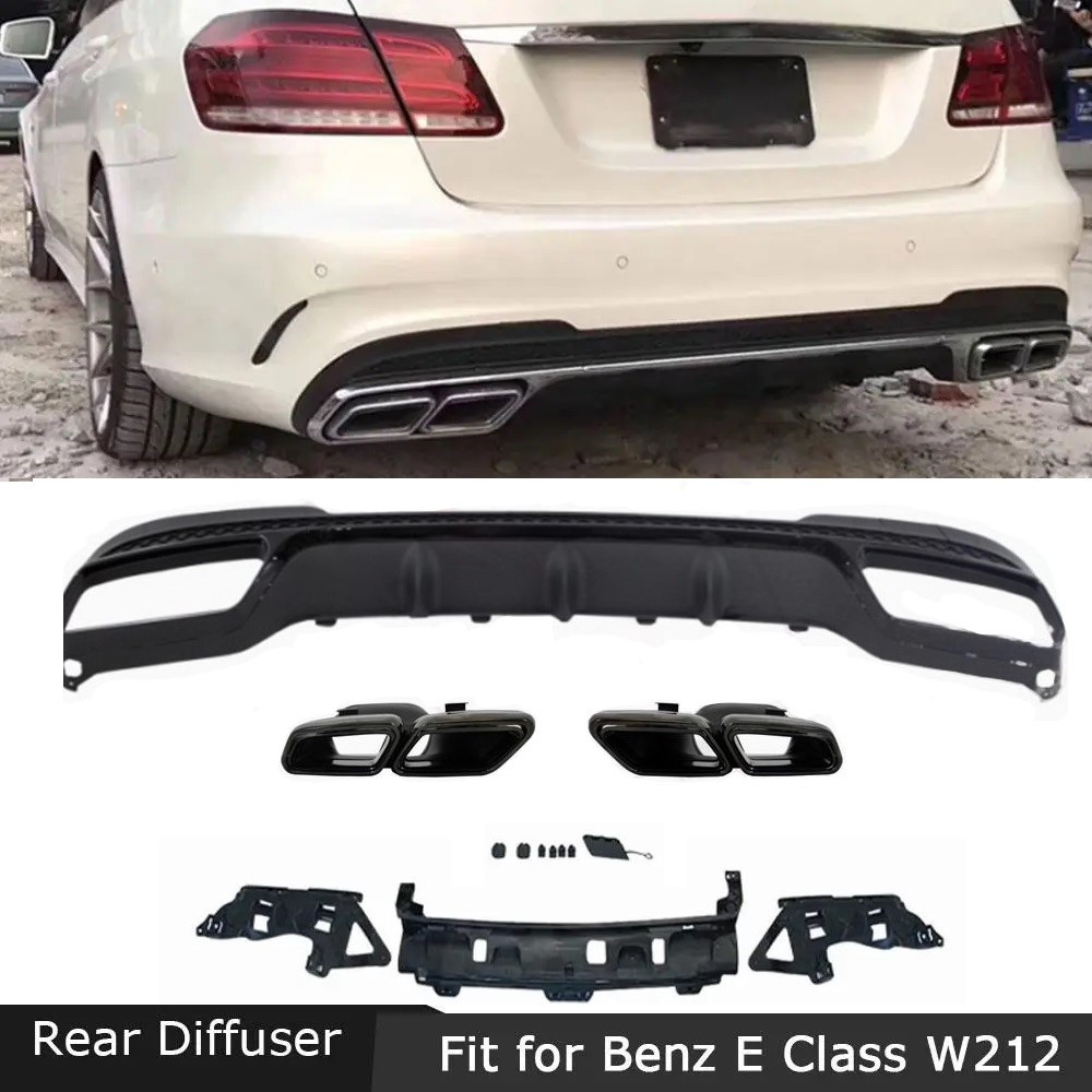 Mercedes-Benz W212 E63 AMG Diffuser W212 Facelift 2013-2015 | Shopee ...