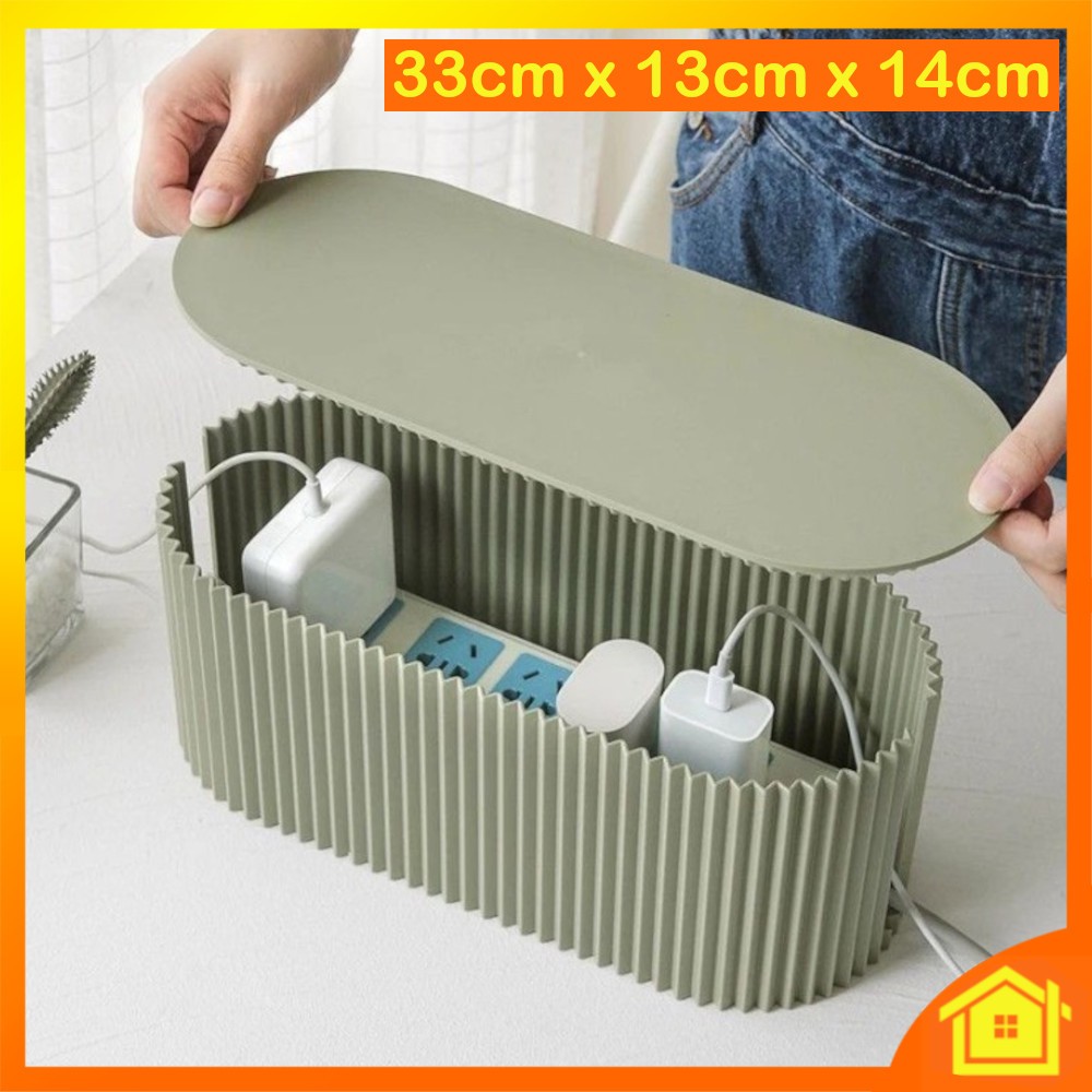 [OneHome] Extension Cover Box Safety Tidy Plug Socket Cable Organizer ...