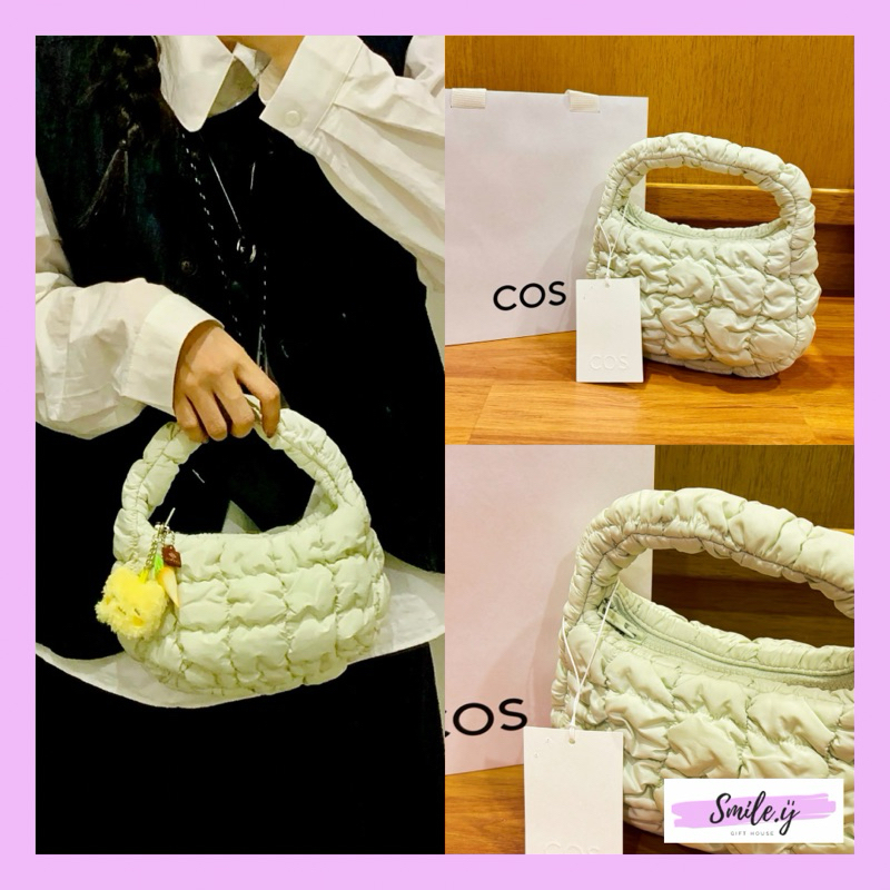 [READYSTOCK IN MY] 💯 Authentic COS Limited Micro Quilted Bag - Melon ...