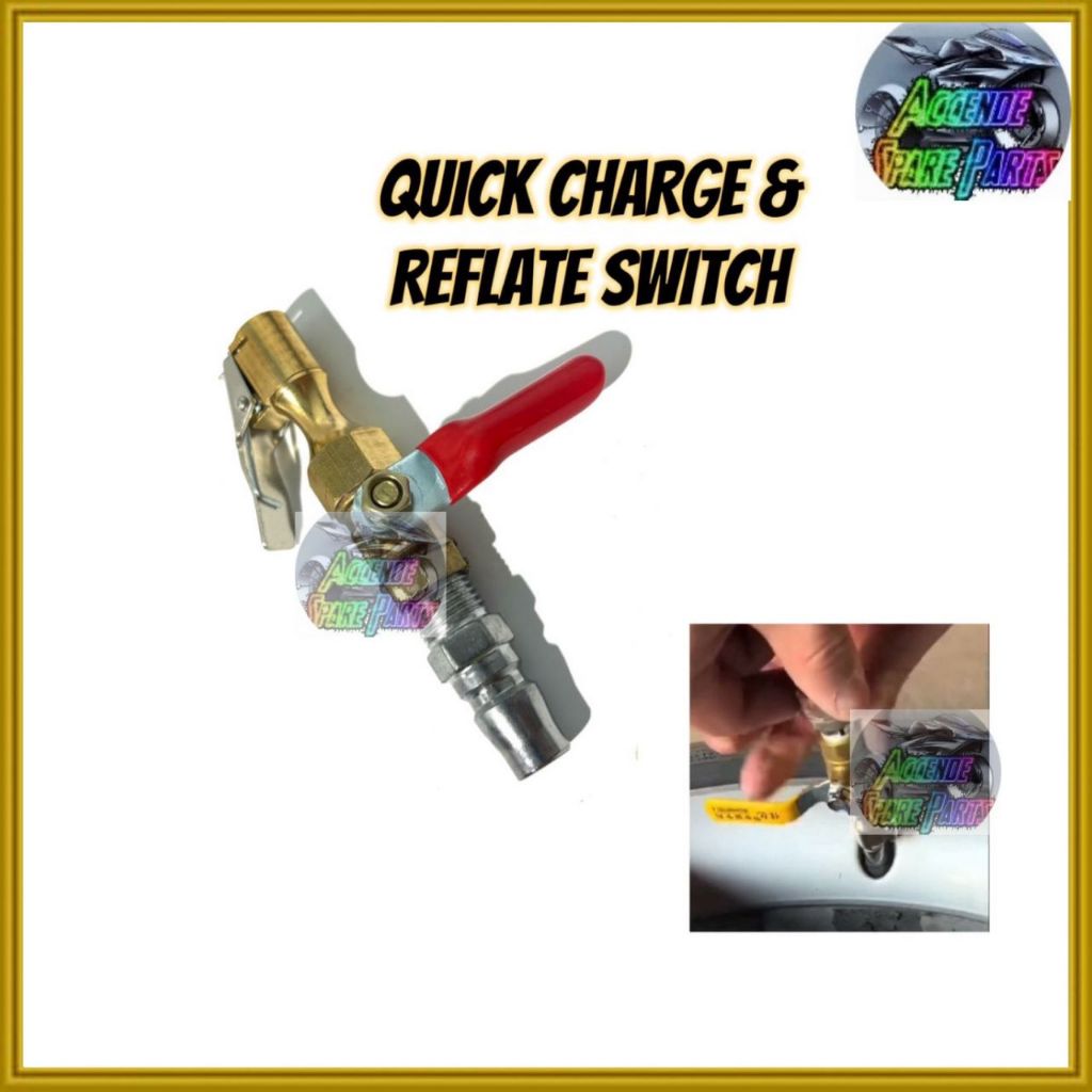 Air Hose Joint Mesin Angin Pump On Off Quick Charge and Reflate ...