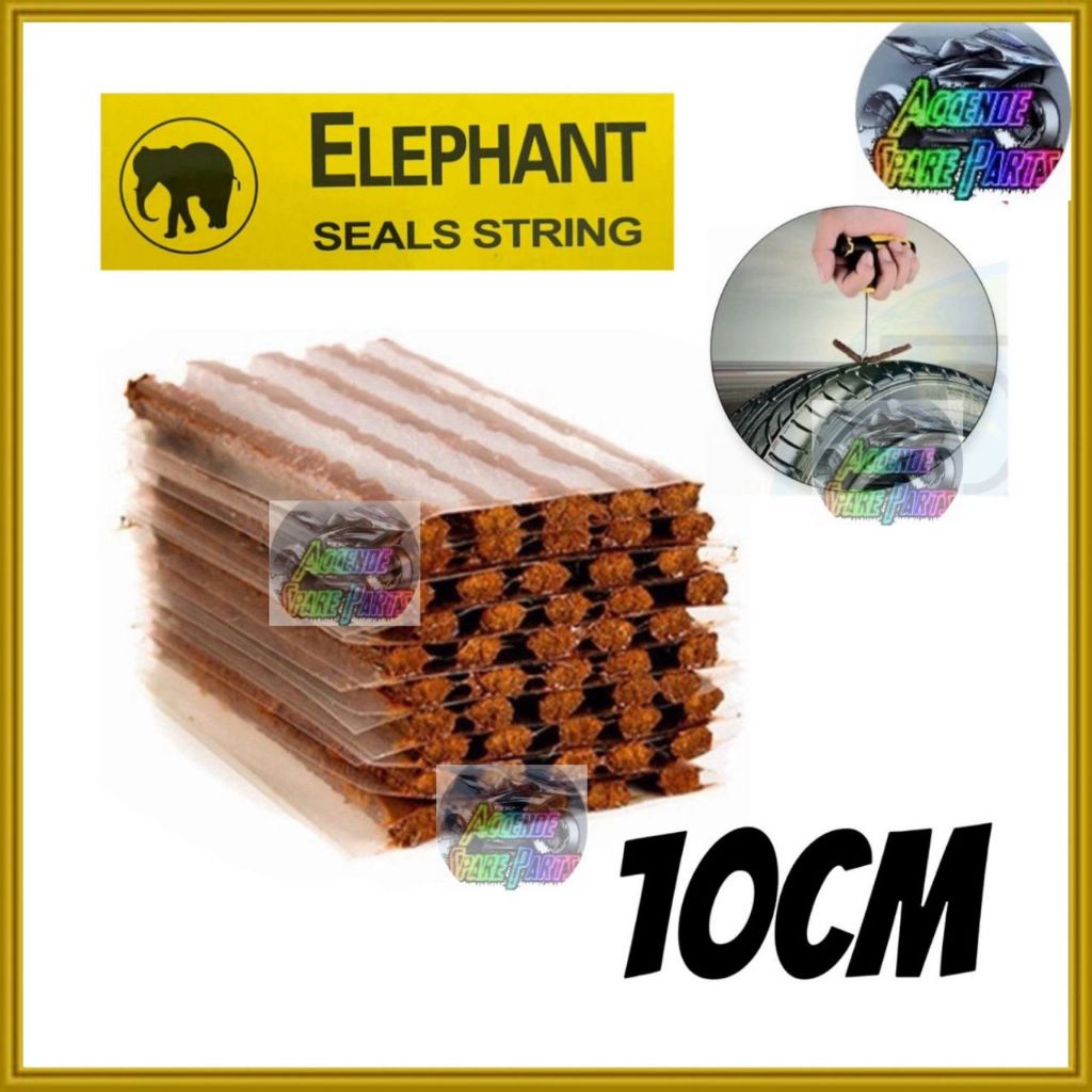 PREMIUM Tyre Tubeless Cacing Tayar Puncture Repair Kit 10CM | Shopee ...