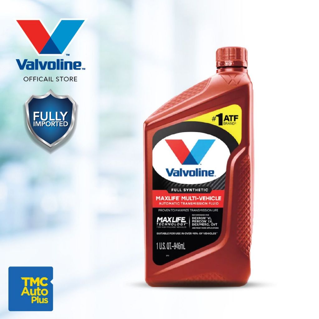 VALVOLINE MAXLIFE DEX / MERCON ATF FULLY SYNTHETIC AUTO TRANSMISSION ...