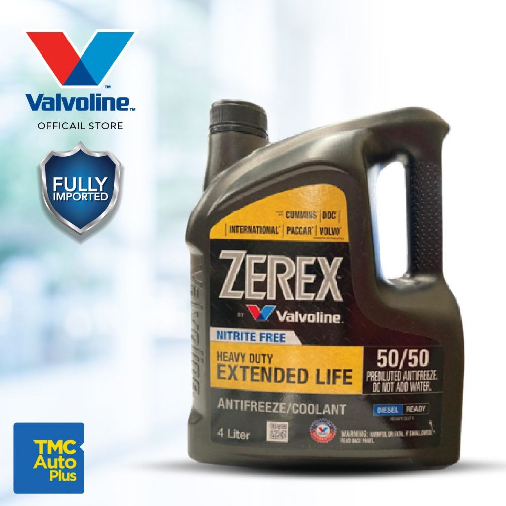 VALVOLINE ZEREX HEAVY DUTY EXTENDED LIFE RED COOLANT 3.78L | Shopee ...