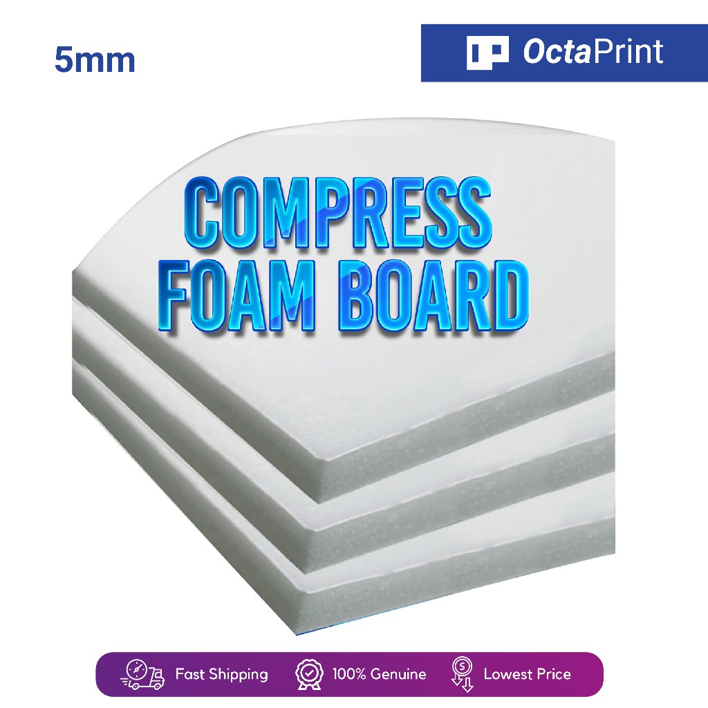 [Ready Stock] Compress Foam Board 5mm 1ctn - 25pcs | Shopee Malaysia