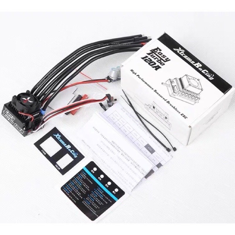 XTREME RACING XRC ET120 Easy Turbo ESC Sensored Brushless / XRC ET120 ...