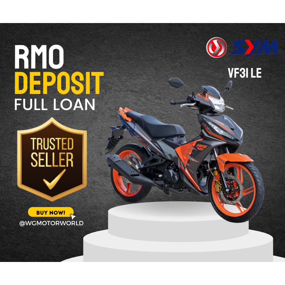 SYM VF3i 185 Moped *𝐁𝐑𝐀𝐍𝐃 𝐍𝐄𝐖 𝐔𝐍𝐑𝐄𝐆𝐈𝐒𝐓𝐄𝐑* Price OTR + FREE DELIVERY ...