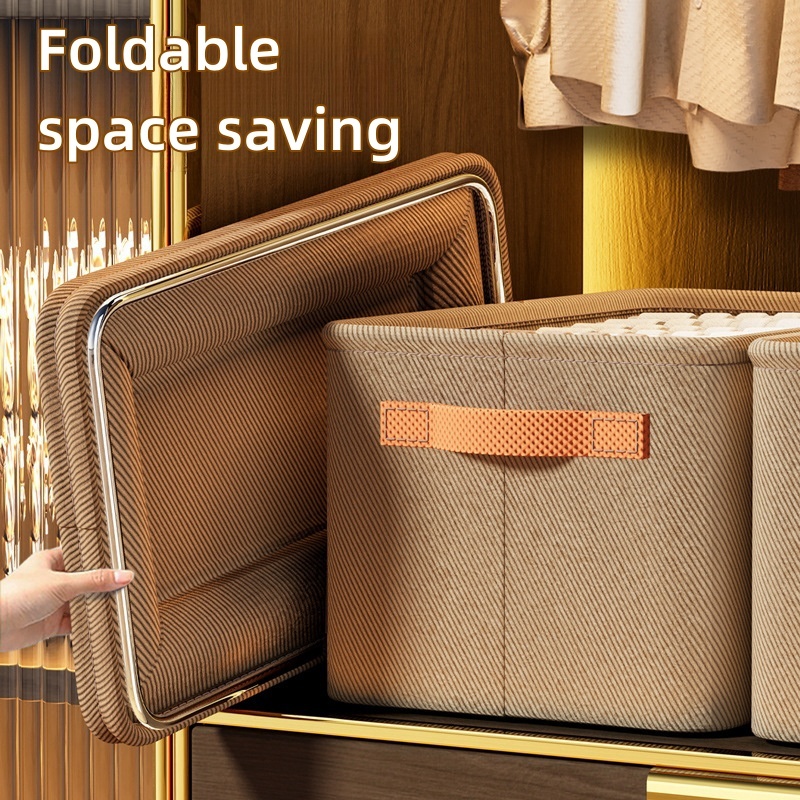 Foldable Clothes Organiser Cloth Storage Box Clothes Organizer Wardrobe ...