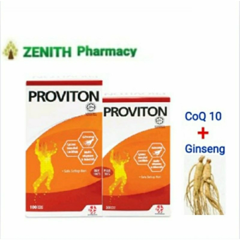 Proviton Multivitamins CoQ10 Plus 30's/90's/90's+30's | Shopee Malaysia