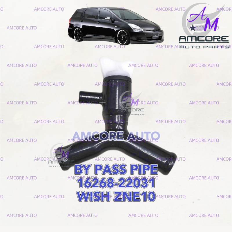 TOYOTA WISH ZNE10 - BY PASS PIPE / WATER PUMP PIPE / 3 WAY PIPE / 4 WAY ...