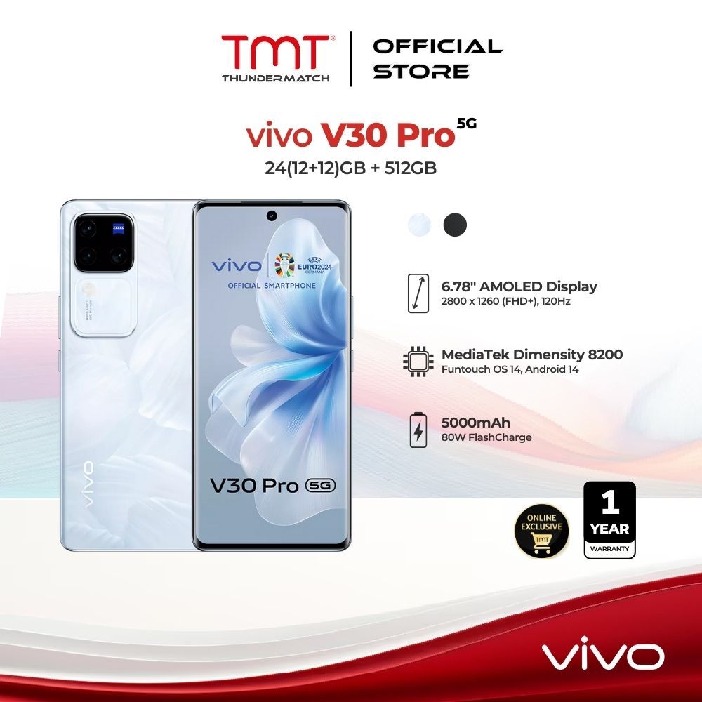 vivo V30 Pro 5G Smartphone (12GB RAM + 512GB ROM) | Shopee Malaysia